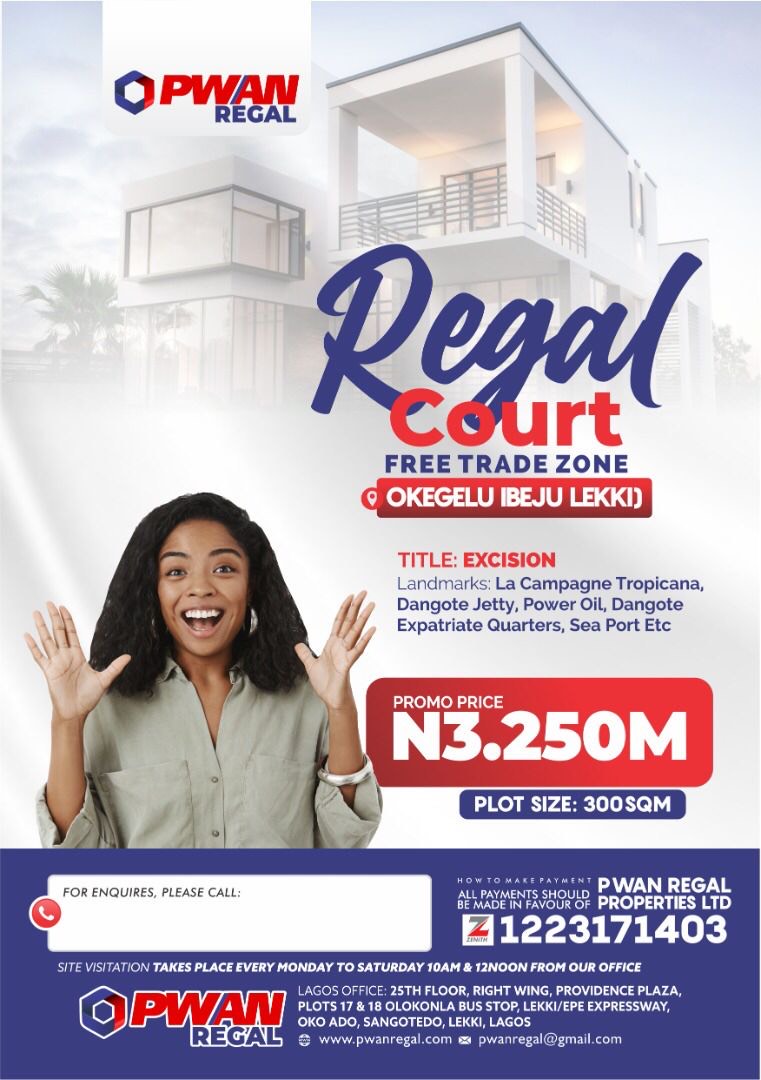 Regal Court, Okegelu - PWAN Regal